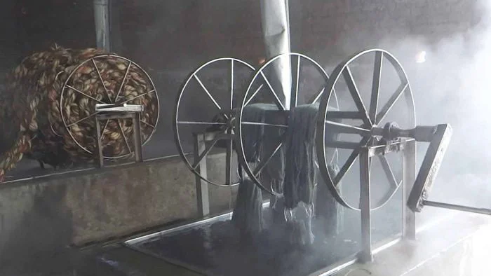 Rug Manufacturing Process – The Dyeing of Carpet Yarn - JAVI Home